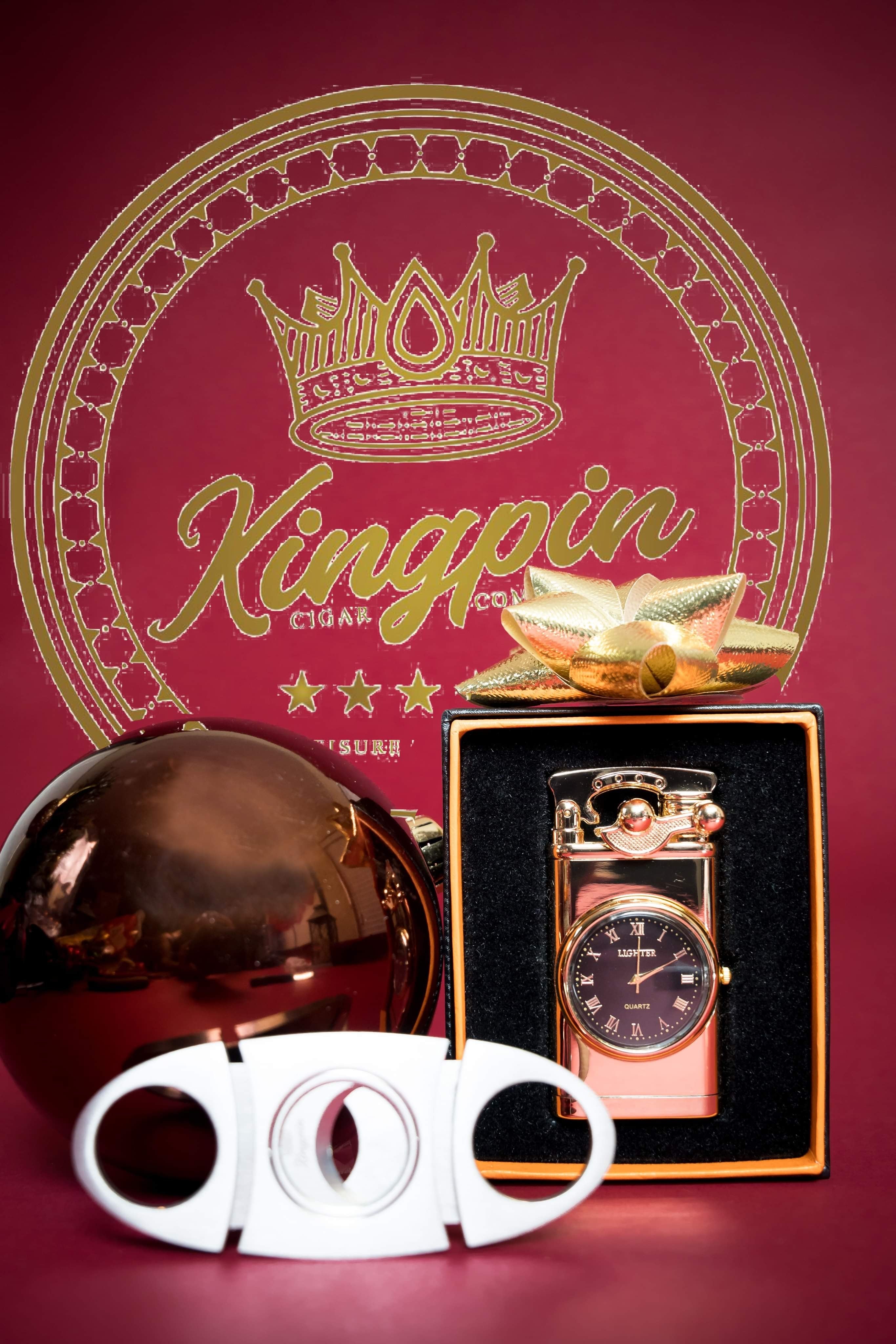 Kingpin Clock Cigar torch lighter – kingpinluxury